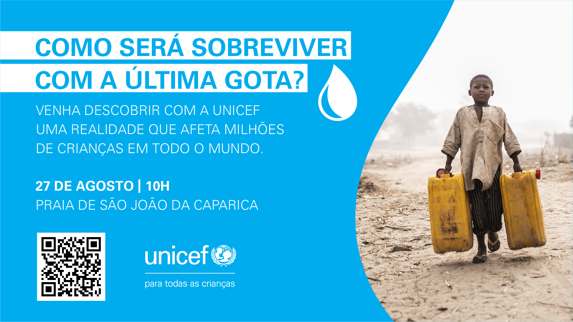 UNICEF Portugal vai à praia sensibilizar para a escassez de água no ...